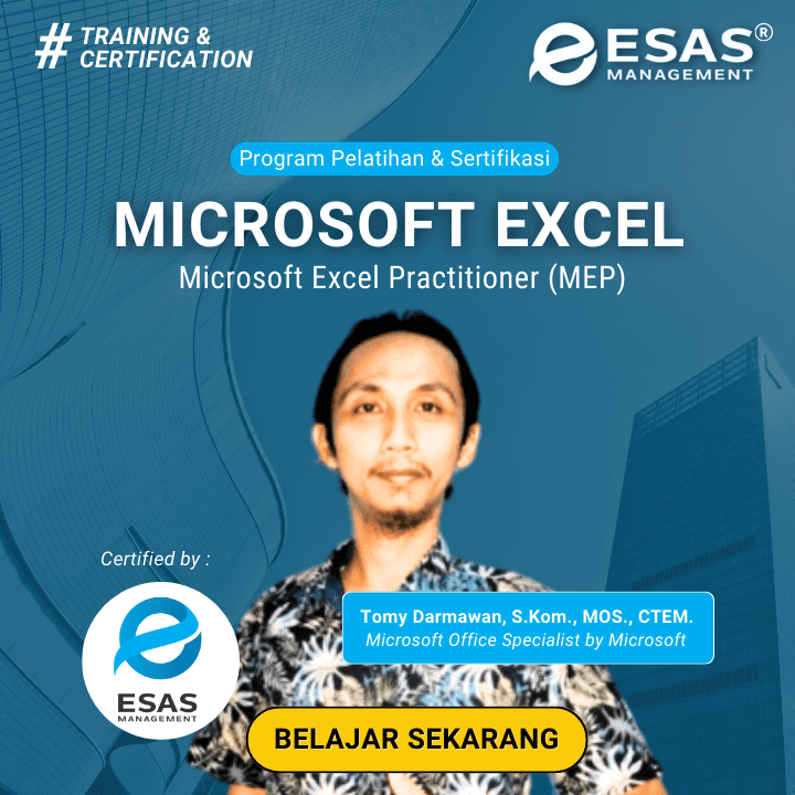 Microsoft Excel – Microsoft Excel Practitioner (MEP) | Esas Management
