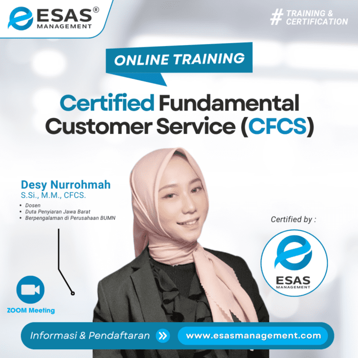 Customer Service – Certified Fundamental Customer Service (CFCS) | Esas ...